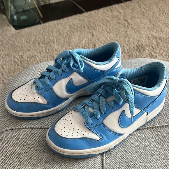 Nike | Shoes | Nike Blue And White Sneakers | Poshmark